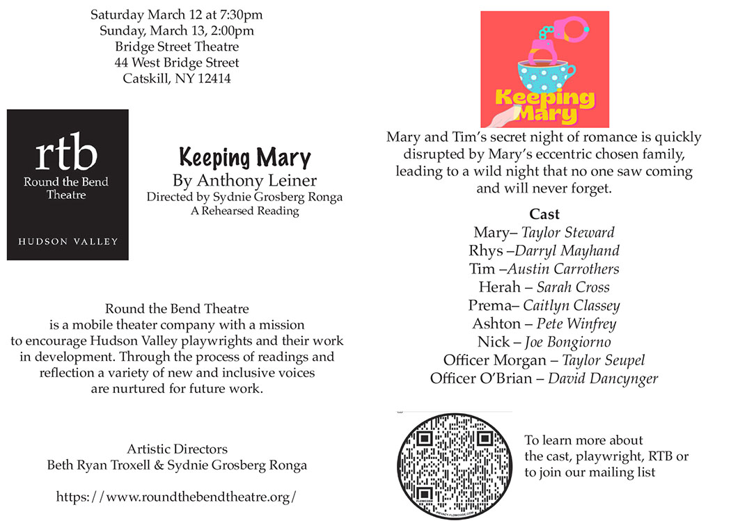 2022 Readings - Round The Bend Theatre